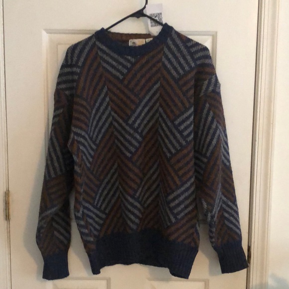 Alan Flusser | Sweaters | Vintage Wool Sweater Great For Upcoming ...